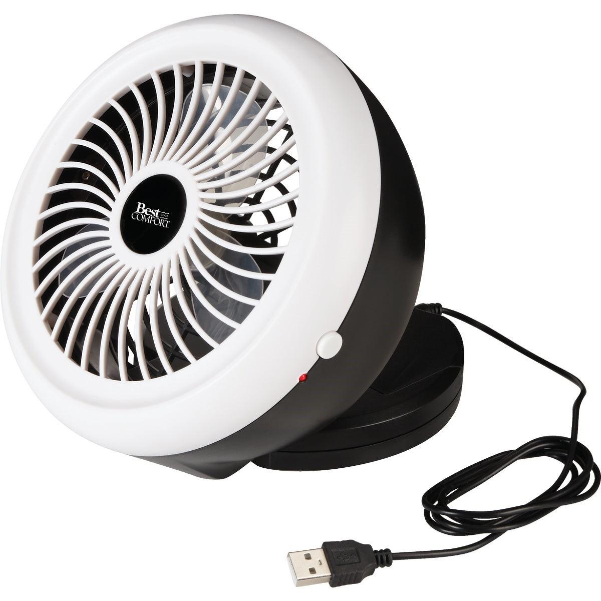 Best Comfort MF010 Portable Fan 6 In. 2-Speed Black & White – Voomi Supply