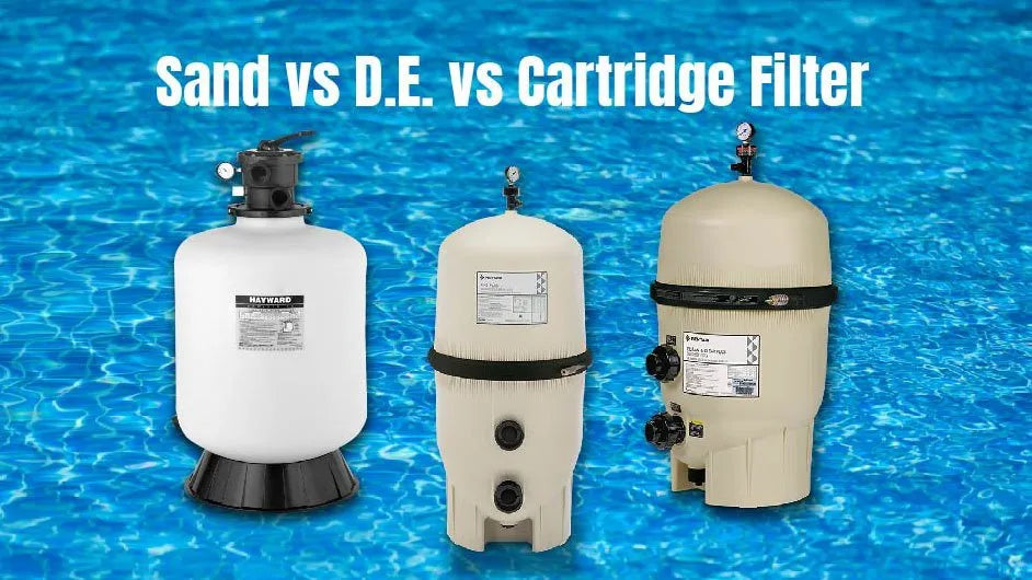 Sand vs Cartridge vs DE Pool Filters – Voomi Supply