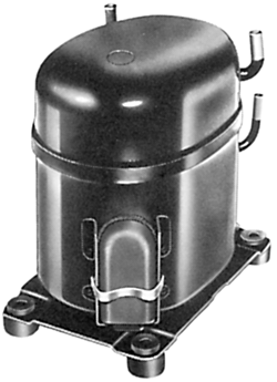 Tecumseh AKA4460YXA Compressor Hermetic High Temperature 1/2 HP R134a ...