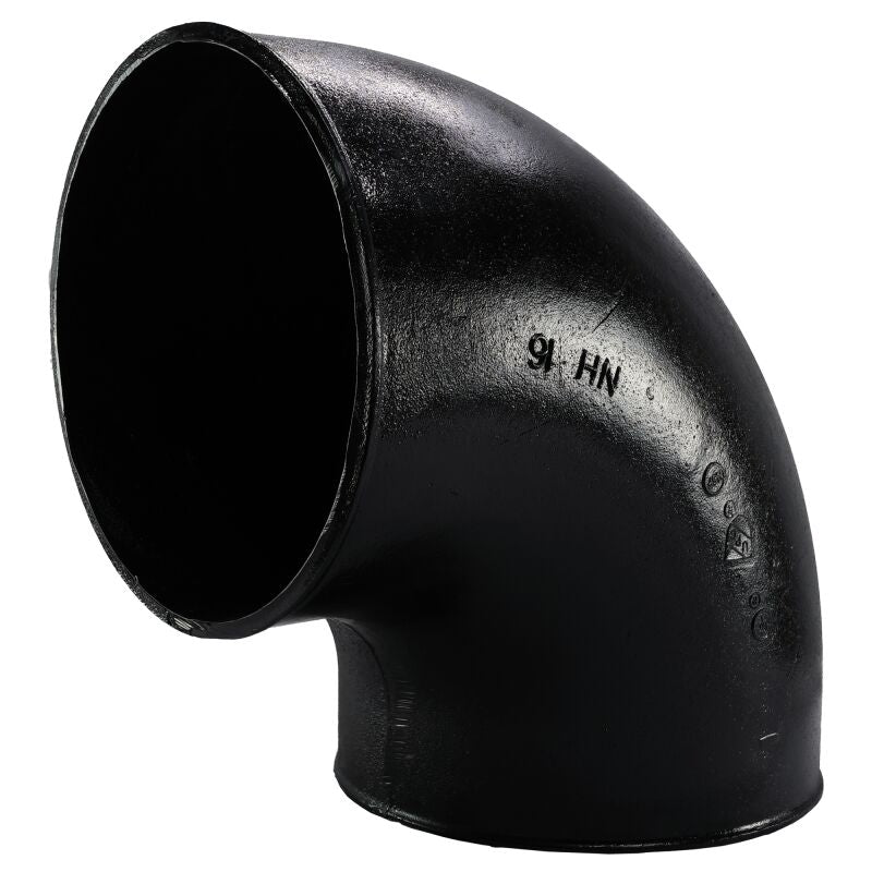 Charlotte Pipe NH-16 10 90° Elbow Short Sweep 14" Cast Iron No Hub ...