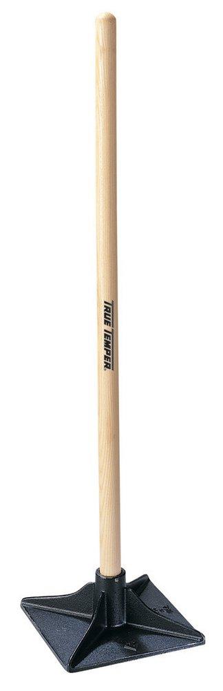 True Temper 1133400 Tamper 8x8 Inch Steel Head Wood Handle Constructio ...