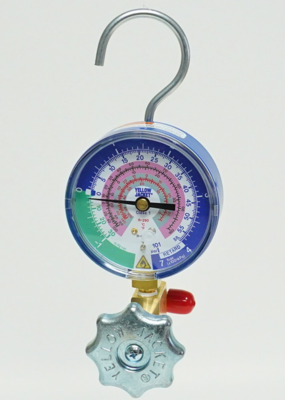 Yellow Jacket 40349 Low Side Manifold Gauge for R290a R600a – Voomi Supply