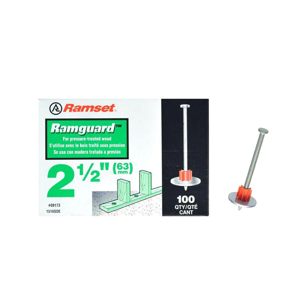 TRUE VALUE 09173 Ramset 100-Pack .300 x 2-1/2-Inch Ramguard Drive Pin ...