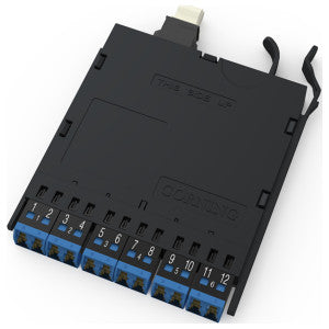 Corning ECM-UM12-04-89G Pretium EDGE LC to MTP Cassette Module ...