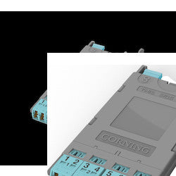 Corning ECM8-UM08-05-E6Q-ULL EDGE8 MTP to LC Duplex Module 8F 50 Um ...