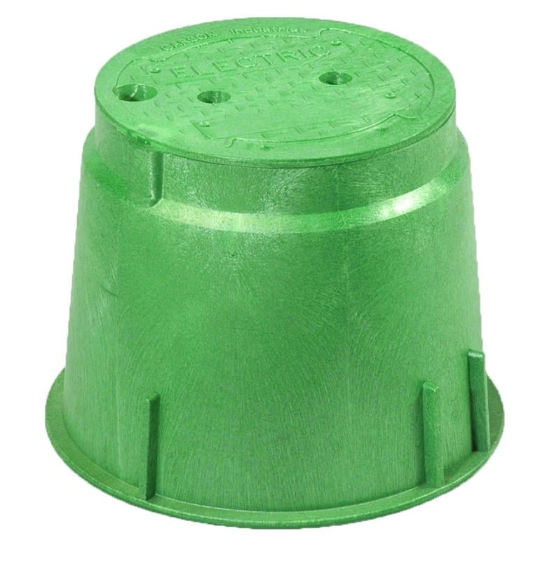 Highline 910L-1G2G 10IN Round Underground Enclosure, Hex Head, Electri ...