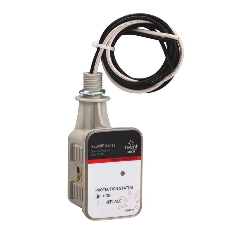 nVent ERICO SES40P120/240SP Service E Surge Protector, 40 kA, 120/240 ...