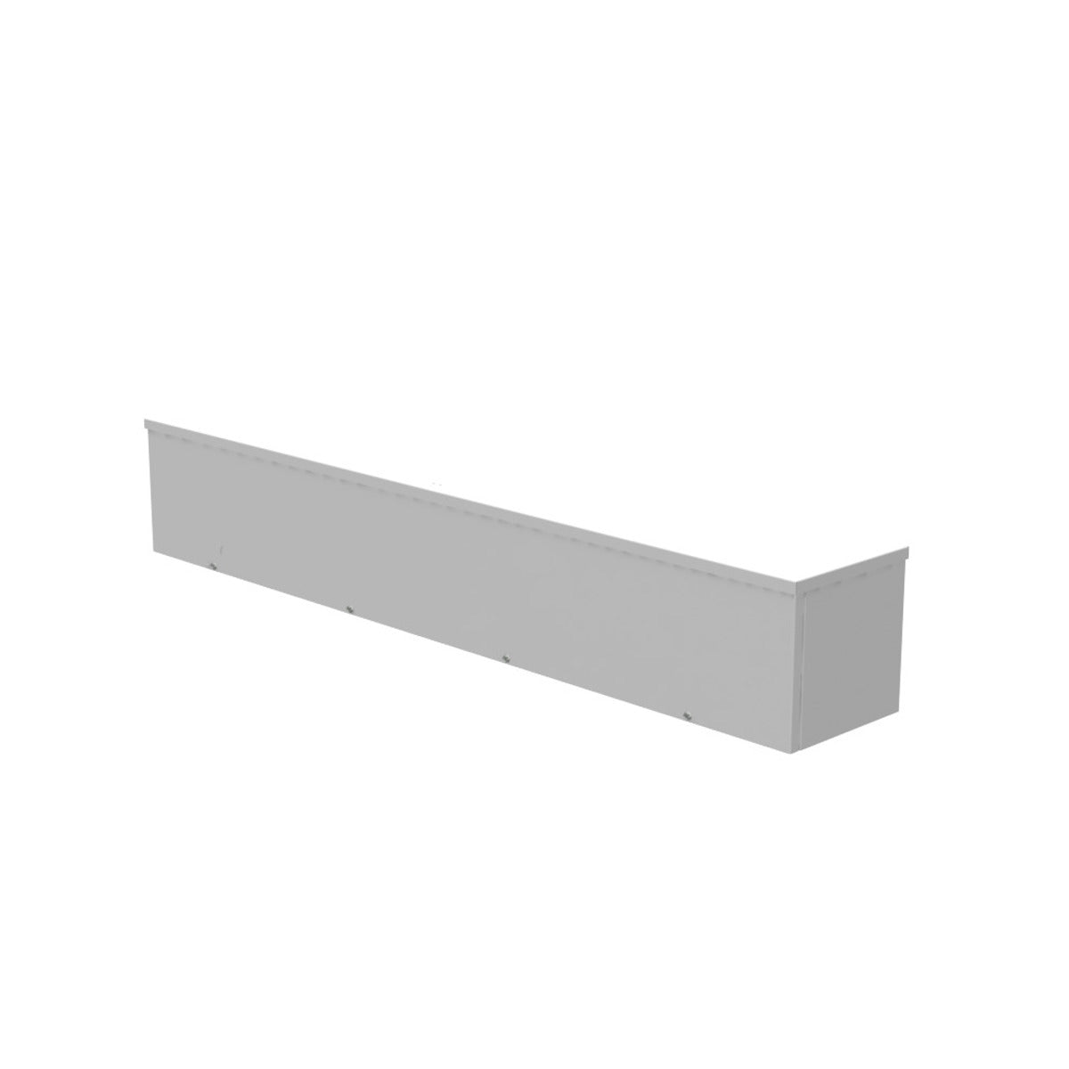 Milbank 8848-GSC3R Screw Cover Wireway Type 3R UL Listed Steel Knockou ...