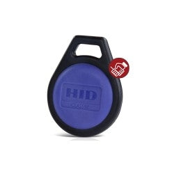 HID GLOBAL 3250PNNMN iCLASS SE Key 2k Bits w/ 2 App Areas Black w/ Blue ...