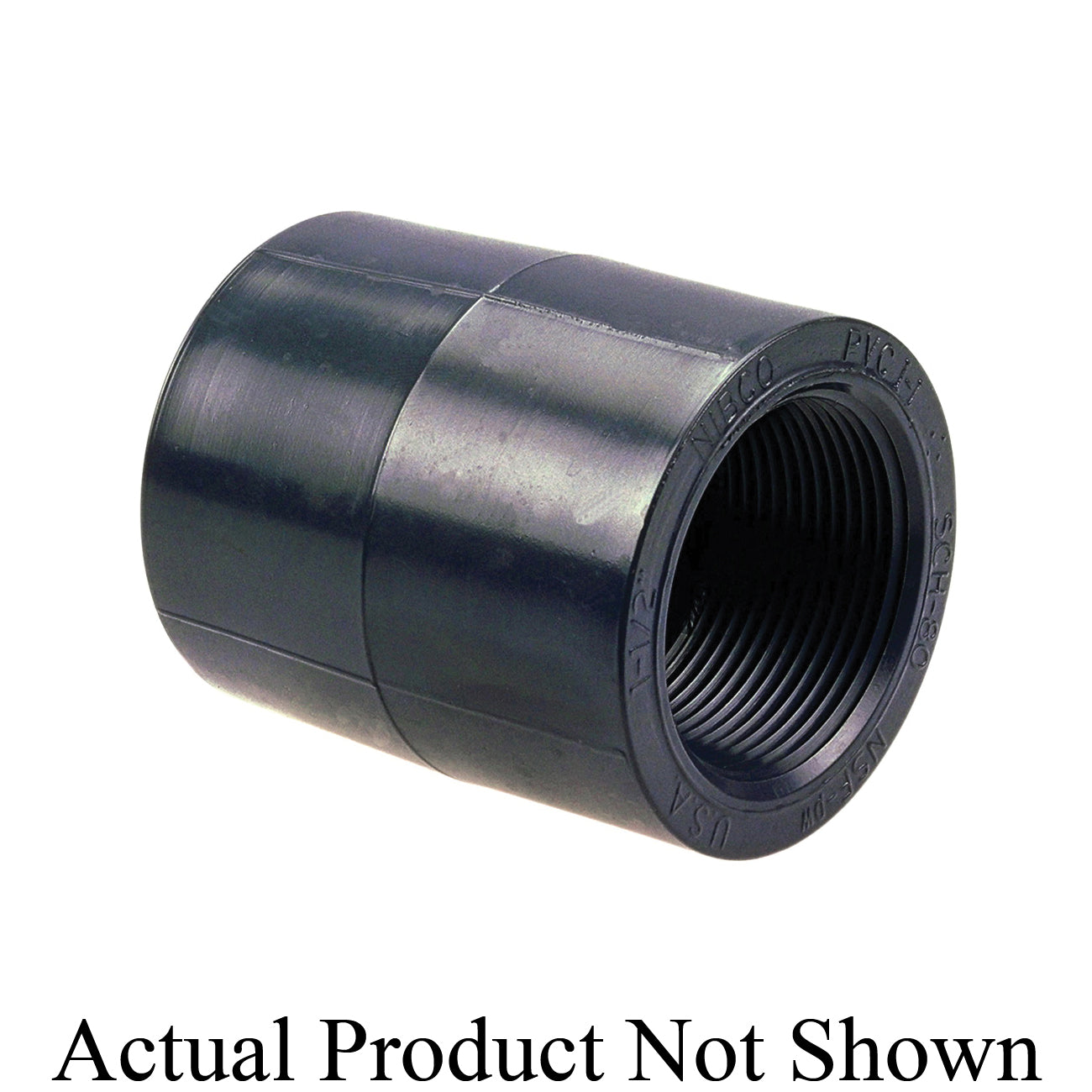 Chemtrol CA04050 4 x 2 in. MPT Schedule 80 PVC Coupling – Voomi Supply