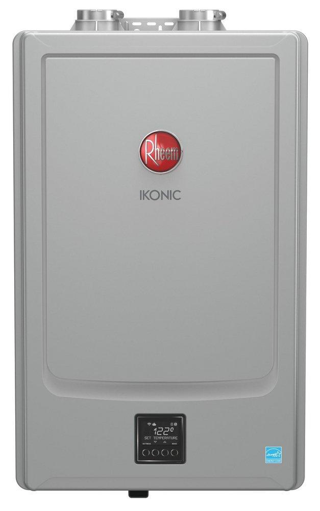 Rheem RTGH-SR11i Ikonic 199 MBH Indoor Condensing Natural Gas/Propane ...
