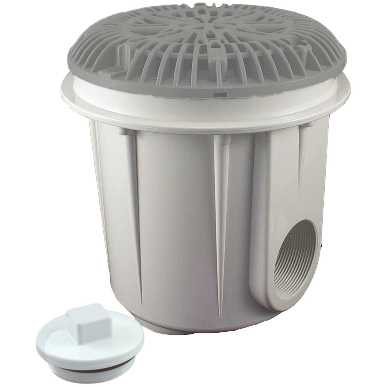 Custom Molded Products 25514-001-000 Gunite Pool Main Drain With Galax ...