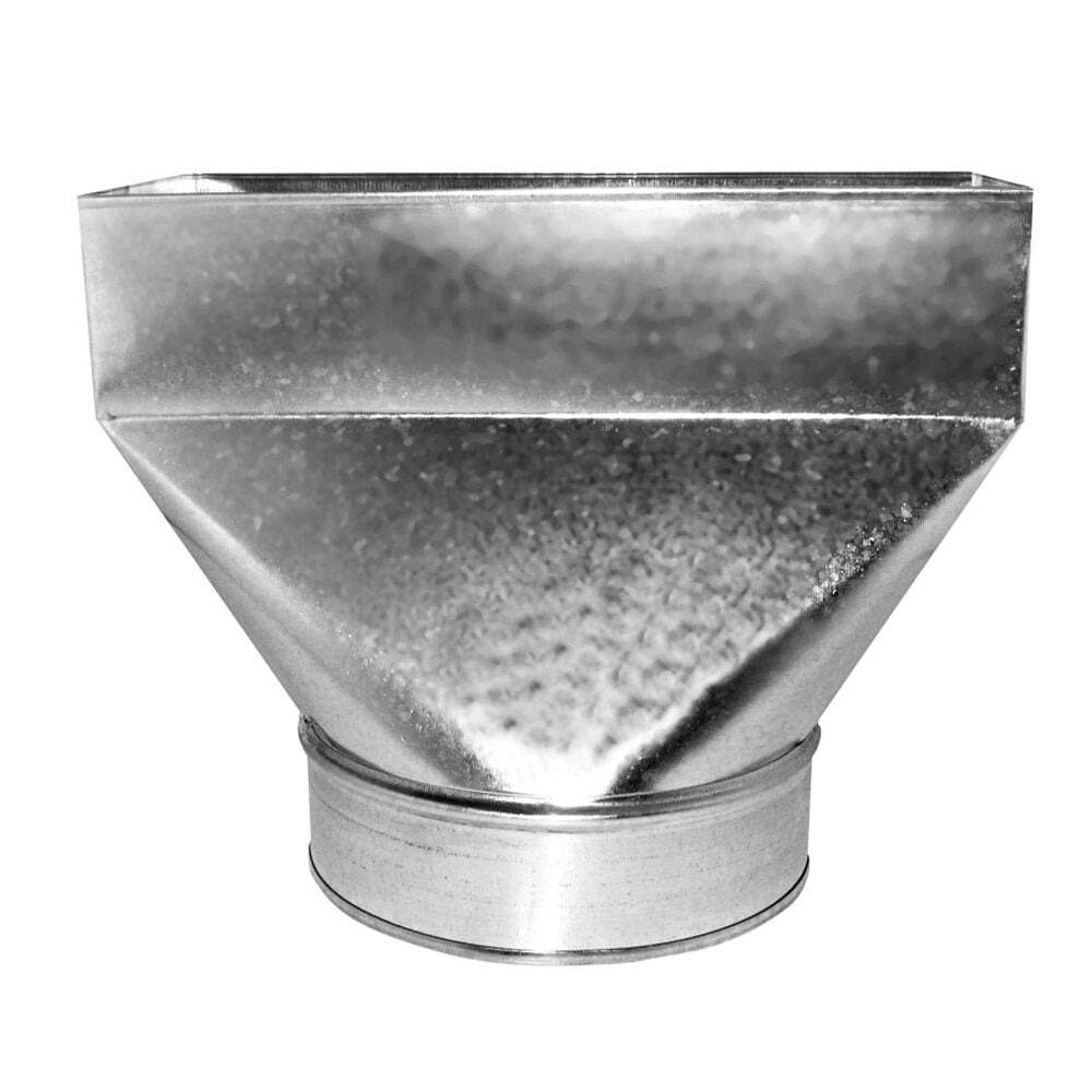 Gray Metal 10X4X4-110R Duct Boot Straight 4 x 10 x 4 – Voomi Supply