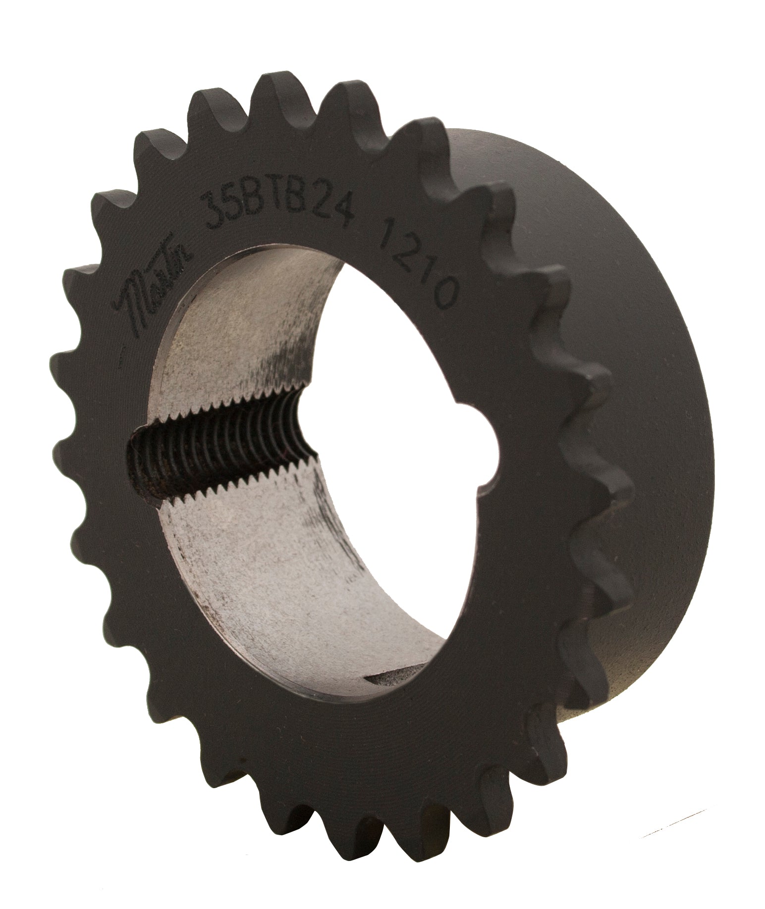 Martin 40BTB26H Saber Tooth Taper Bushed Type B Roller Chain Sprocket ...