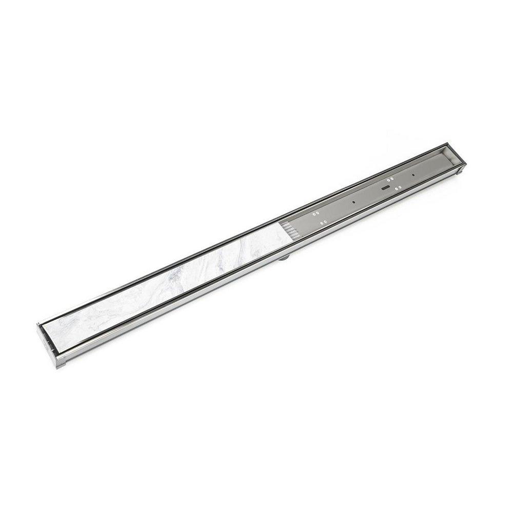 Infinity Drain S-LTIF6548SS S-LTIF 65 Series 2 in. PVC Satin Stainless ...