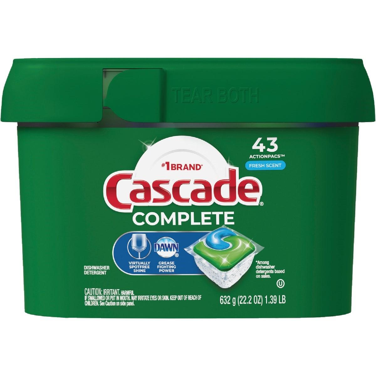 Cascade 98208 Complete Fresh Dishwasher Detergent Tabs 43 Count – Voomi ...