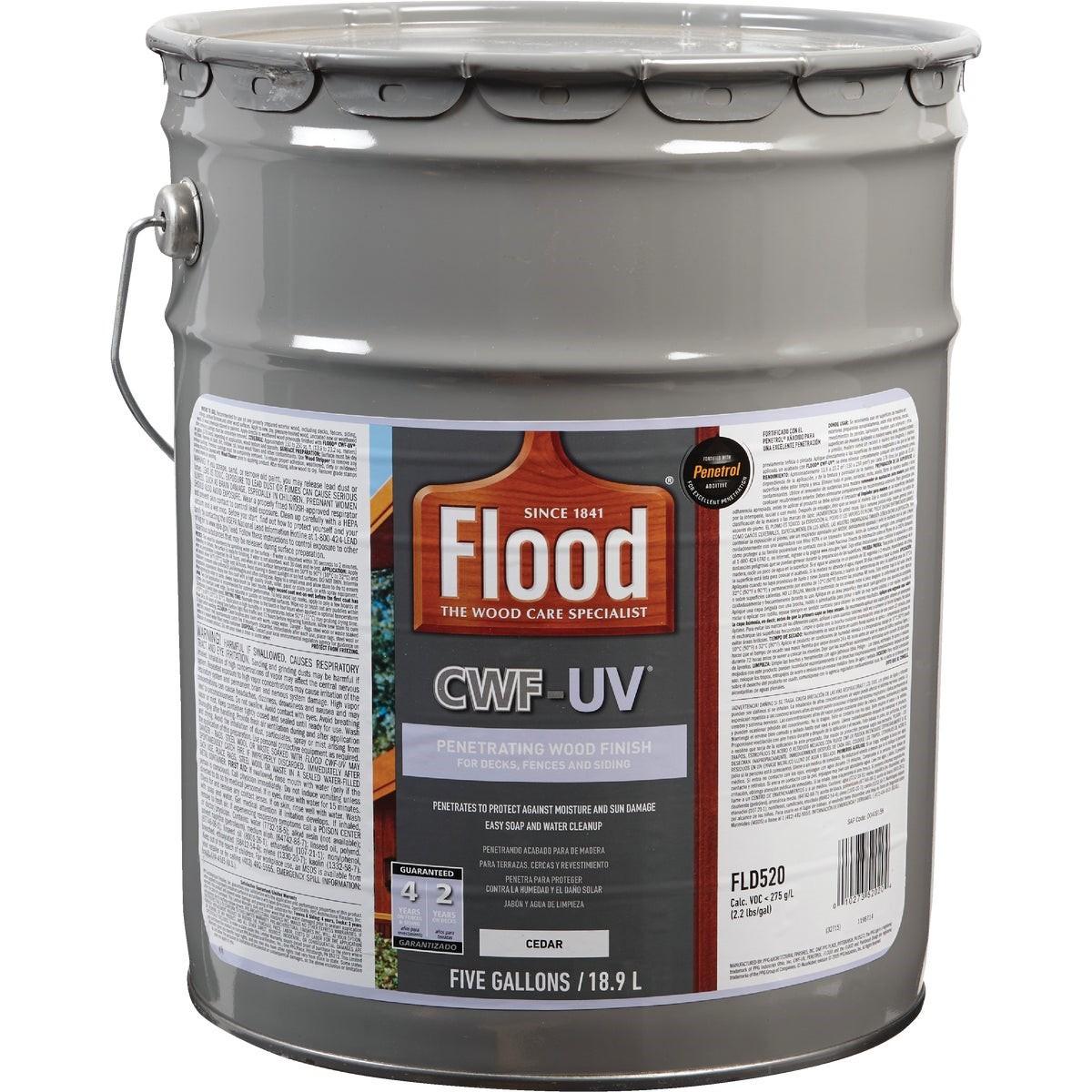 Flood FLD520/05 CWF-UV Oil-Modified Fence Deck and Siding Wood Finish ...