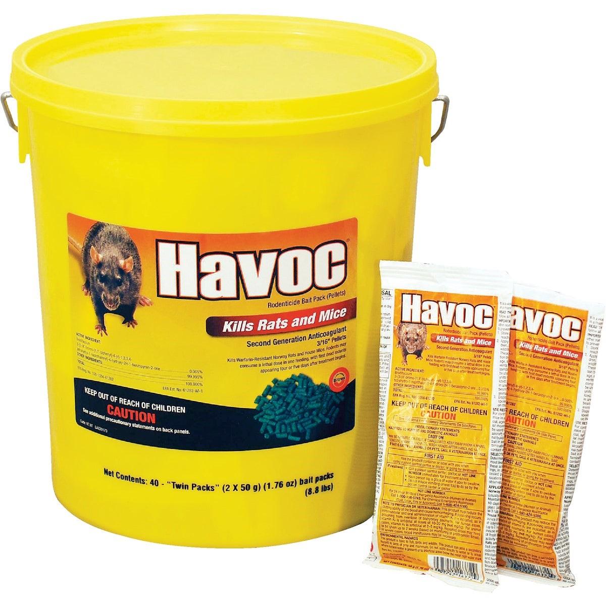 Havoc 116372 Pellet Bait Pack Rat and Mouse Poison (80-Pack) – Voomi Supply