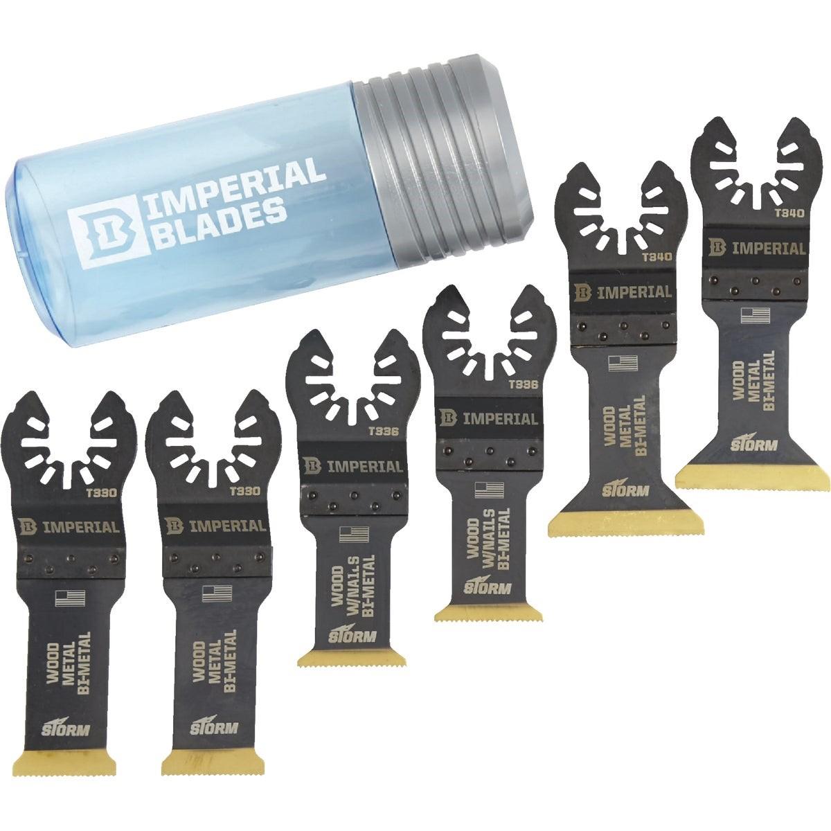 Imperial Blades IBOATV-6 ONE FIT STORM Oscillating Blade Assortment (6 ...