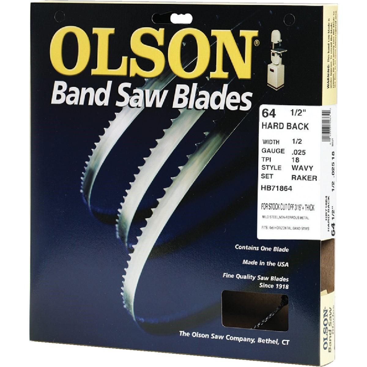 Olson Saw HB71864DB Wavy Hard Back Metal Cutting Band Saw Blade – Voomi ...