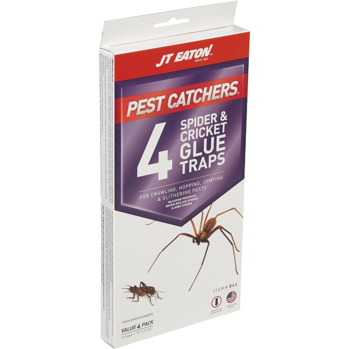 JT Eaton 844 Pest Catchers Indoor Glue Cricket & Spider Trap (4-Pack ...