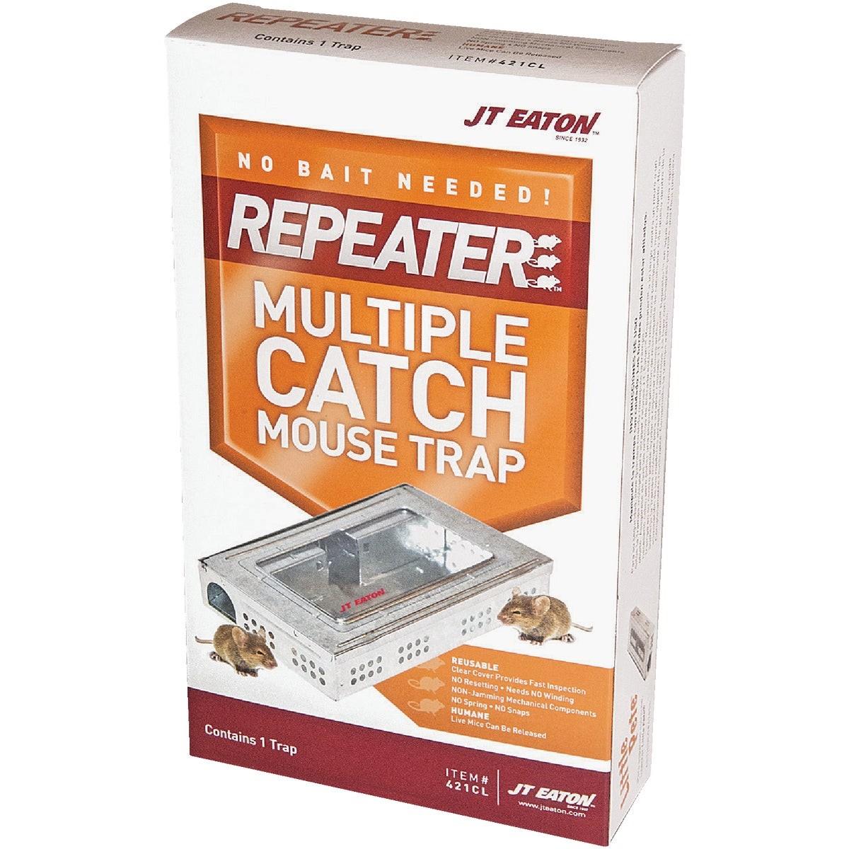 JT Eaton 421CL Repeater Multiple Catch Mechanical Mouse Trap with Insp ...