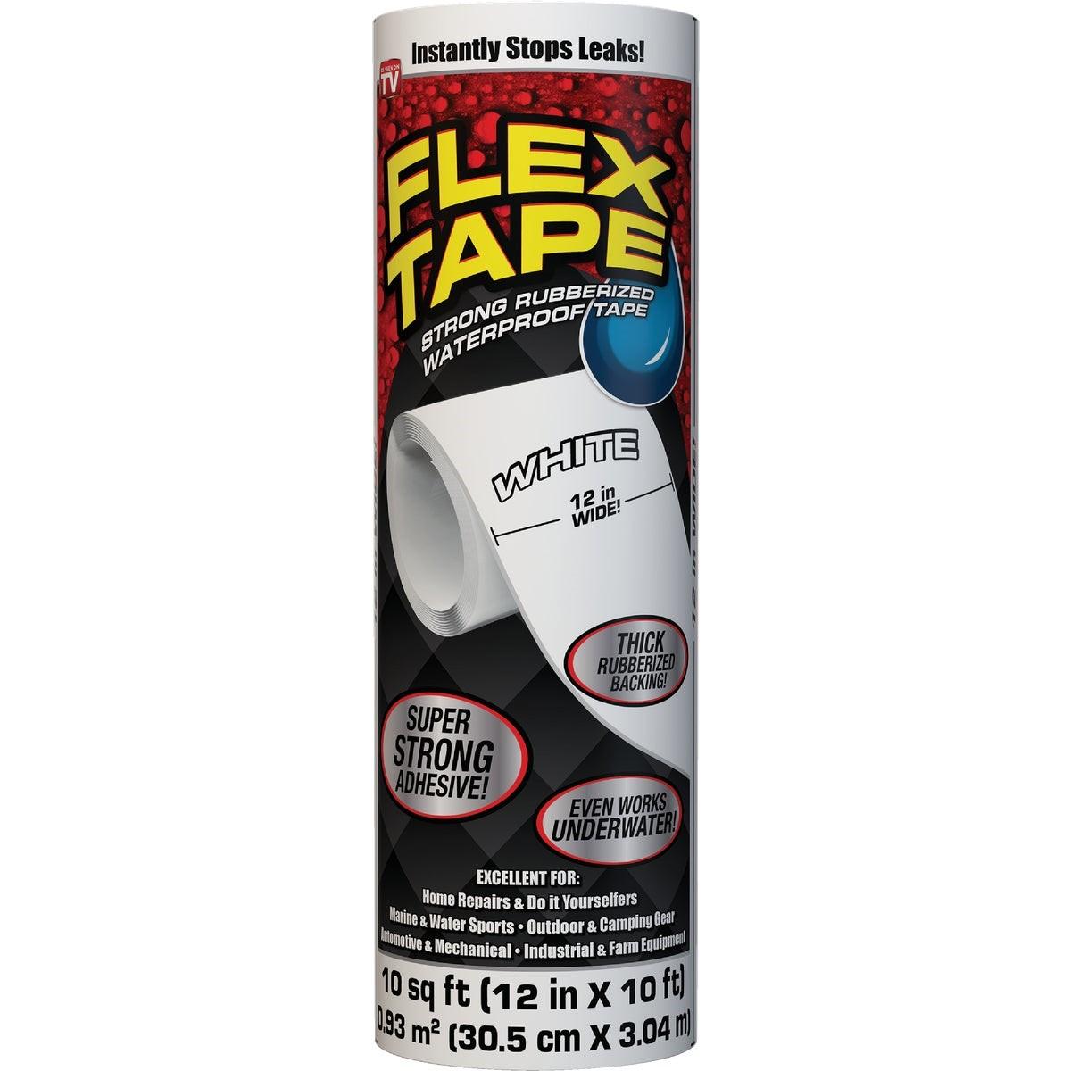 Flex Tape TFSWHTR1210 12 In. x 10 Ft. Repair Tape, White – Voomi Supply