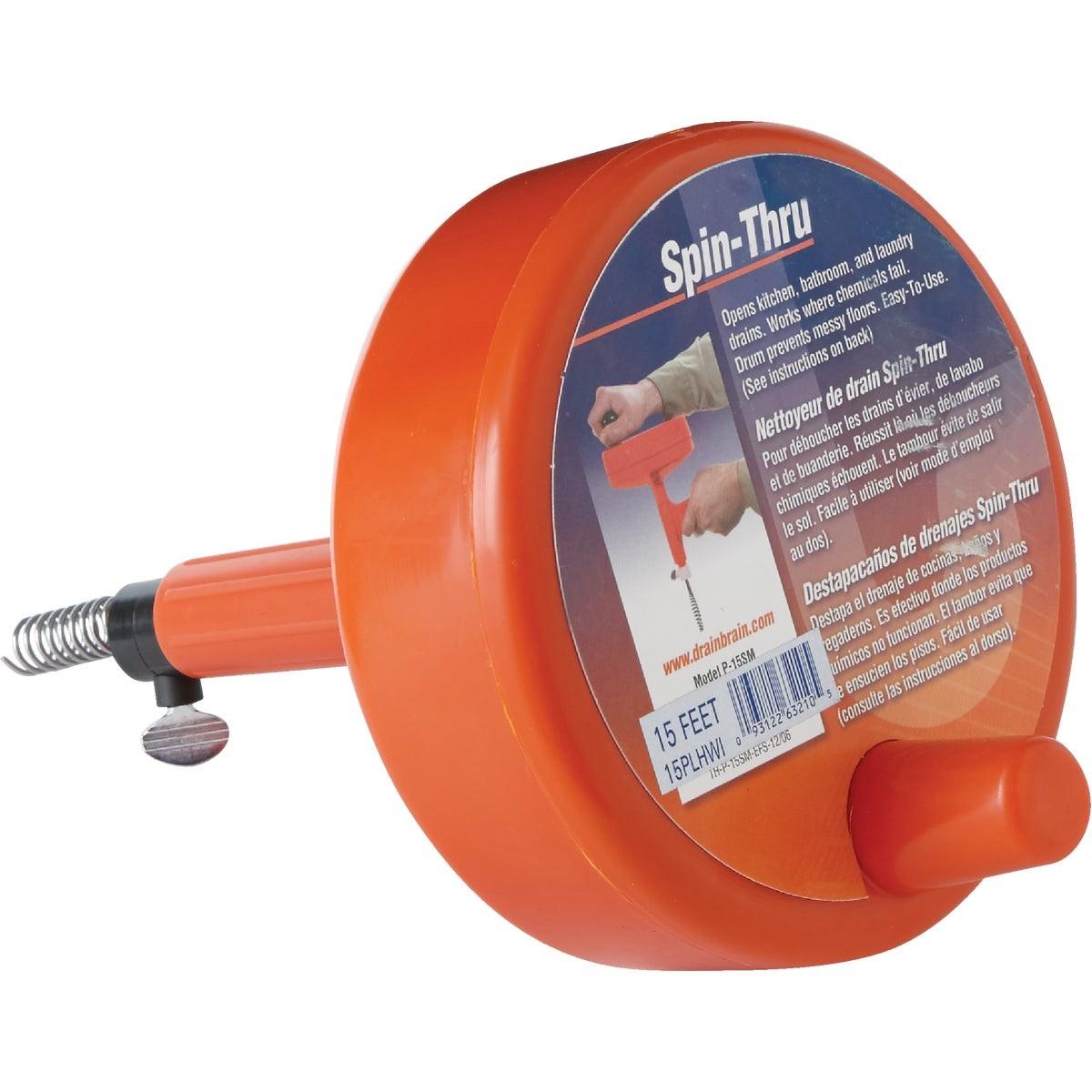 General Wire 15PLHWI Drain Auger 1/4 In. x 15 Ft. Plastic – Voomi Supply