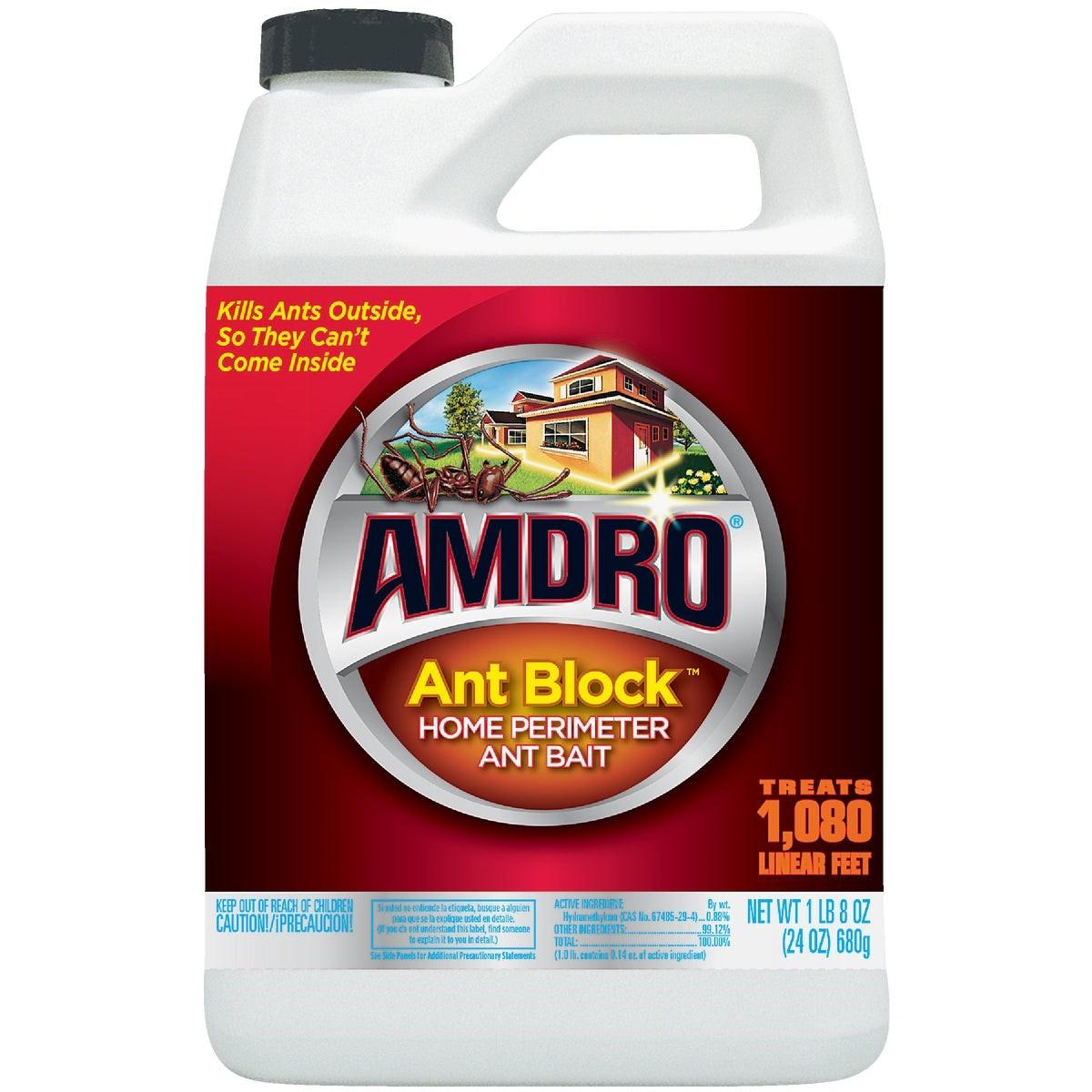 Amdro 100522802 Ant Block 24 Oz. Ready To Use Granules Home Perimeter ...