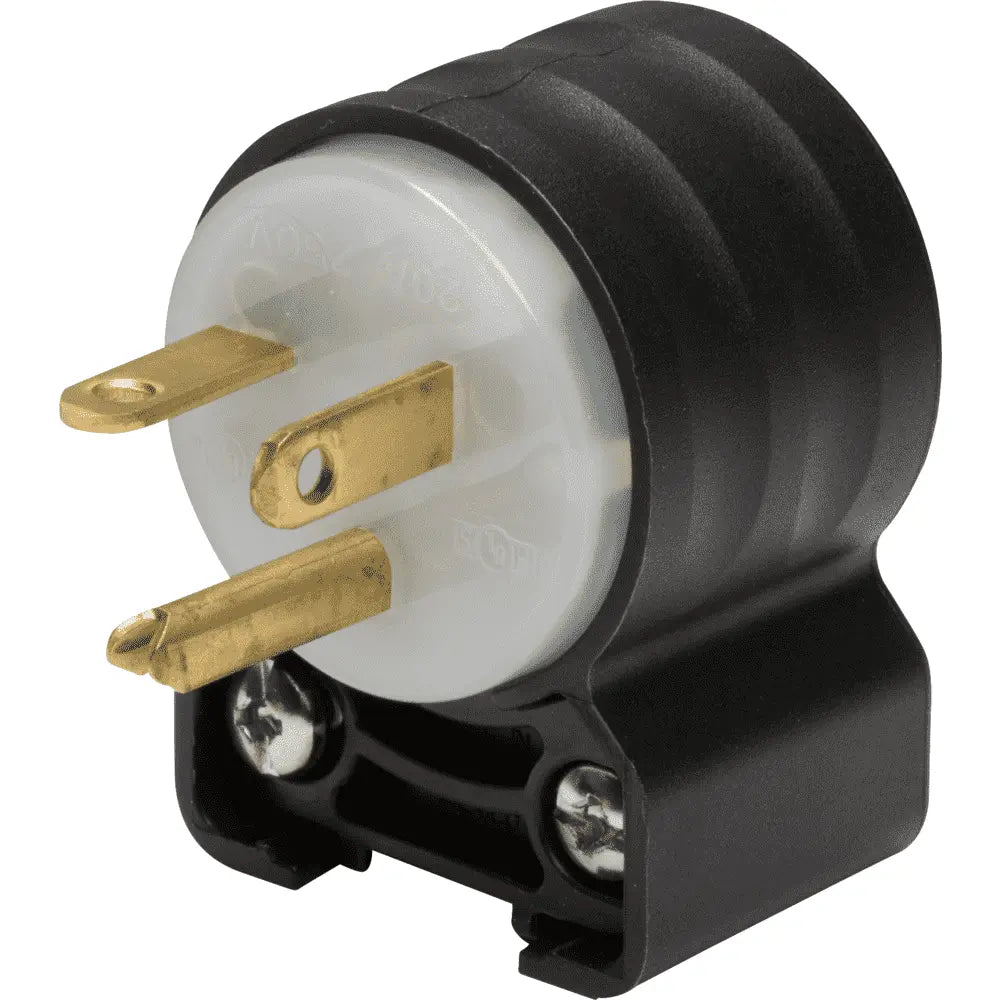 Pass & Seymour PS5466-SSAN Extra-Hard Use Angled Plug 20A 250 VAC 2-Po ...