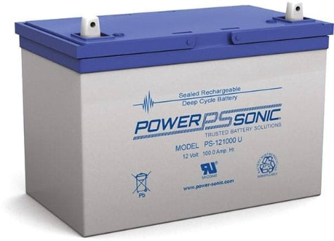 Power Sonic PS-121000U PS Series 12V DC, 100Ah General Purpose Recharg ...
