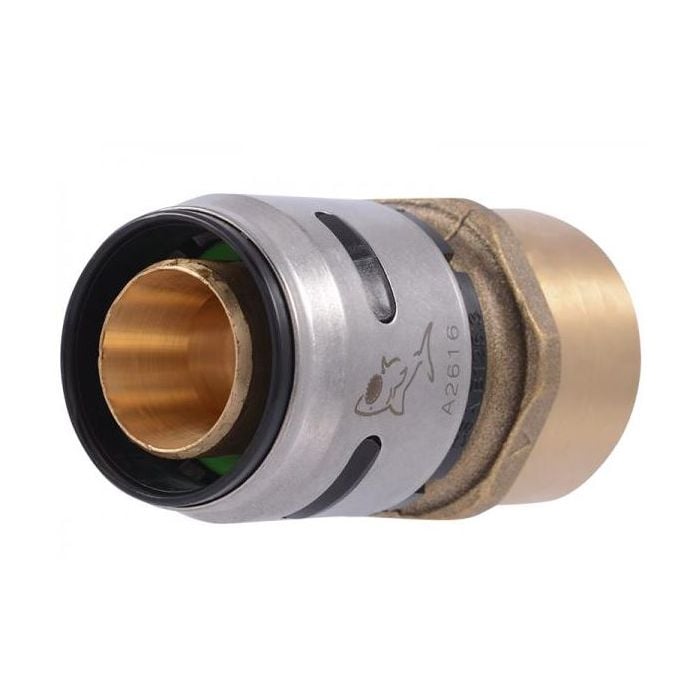 EVOPEX K094WP3 SharkBite EvoPEX Female Connector, Straight, FNPT, 1 x ...