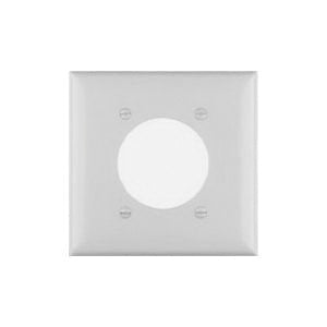 Cooper Wiring Device PJ703W Power Outlet Wallplate White Screw-Catch ...