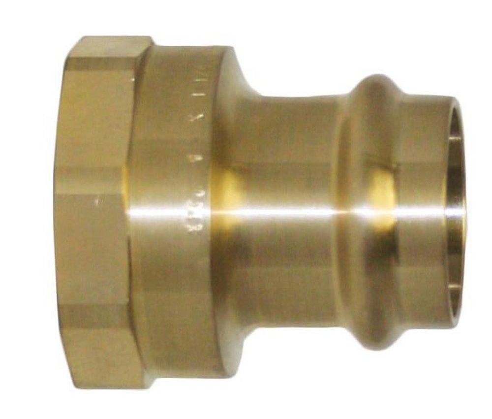 Apollo 10075782 803R Series 1/2 x 3/4 in. Press x FPT Domestic Brass A ...