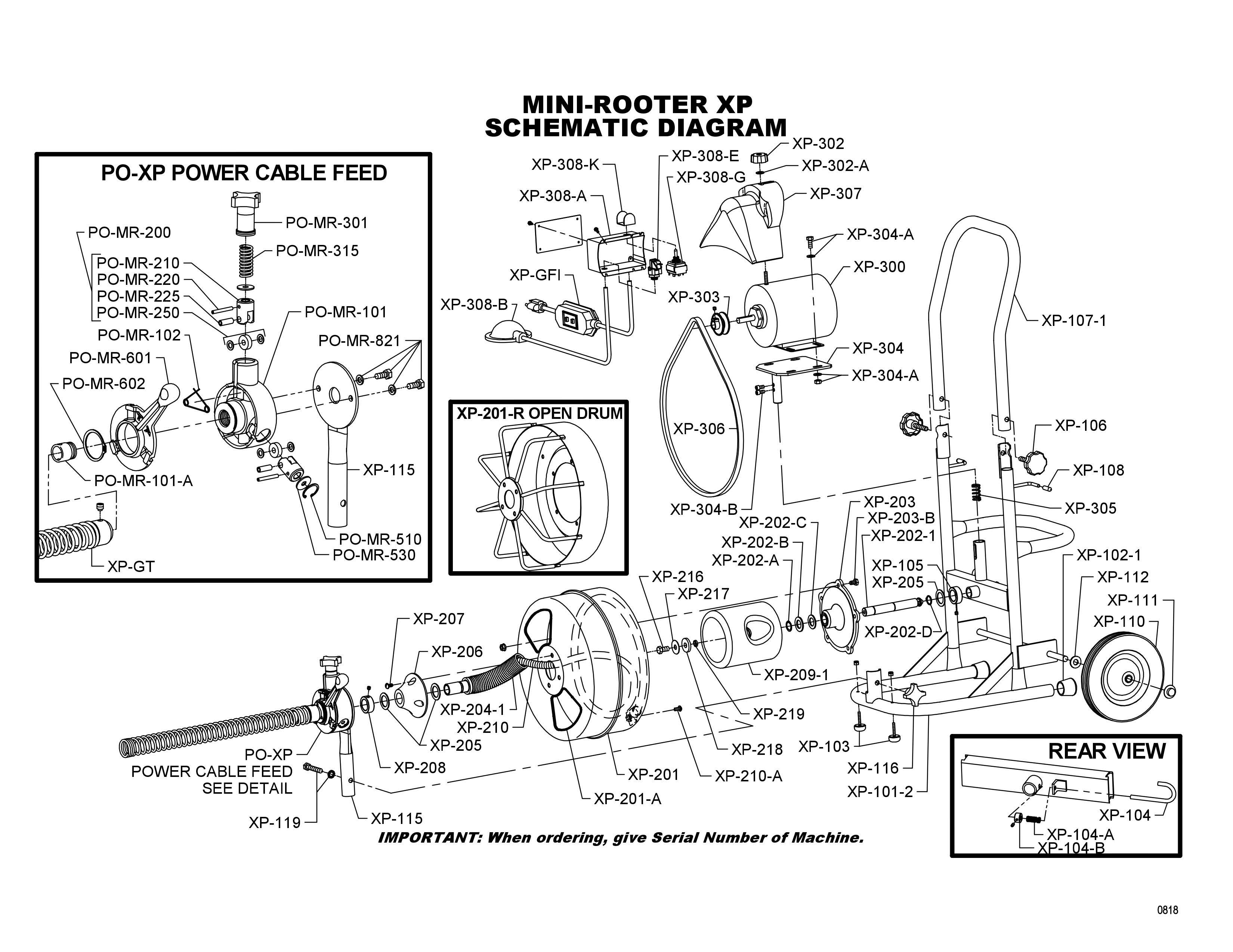 General Wire Spring Co. XP-110 Mini-Rooter XP Wheel W/Cap – Voomi Supply