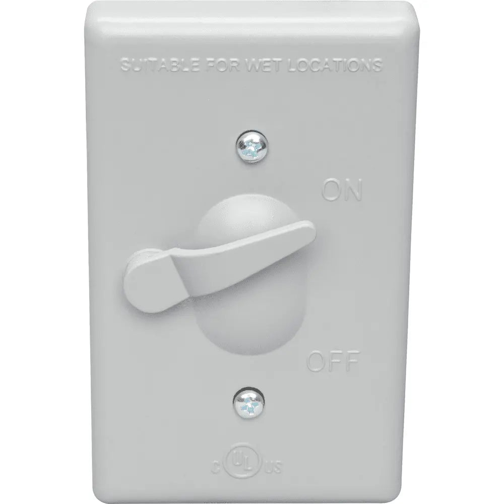 Centaur WITC100 1 Gang Weatherproof Toggle Switch Cover- Gray – Voomi ...