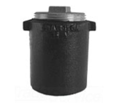 Charlotte Pipe SV00228S1600 8 in. Spigot x Female Cast Iron Cleanout F ...