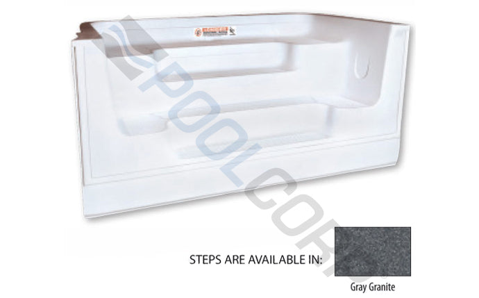 Latham Pool Products STP8LSCDGG1P 8 ft Leisure In-Ground Pool Cantilev ...