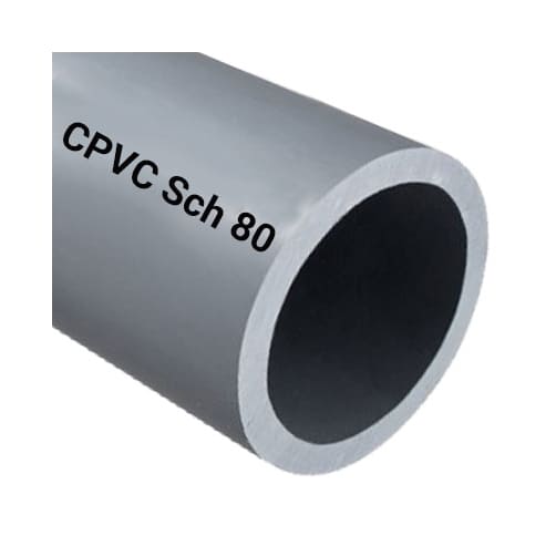 Cresline Plastic Pipe PVC-3/4X20 3/4 in. x 20 ft. Schedule 80 CPVC Pip ...