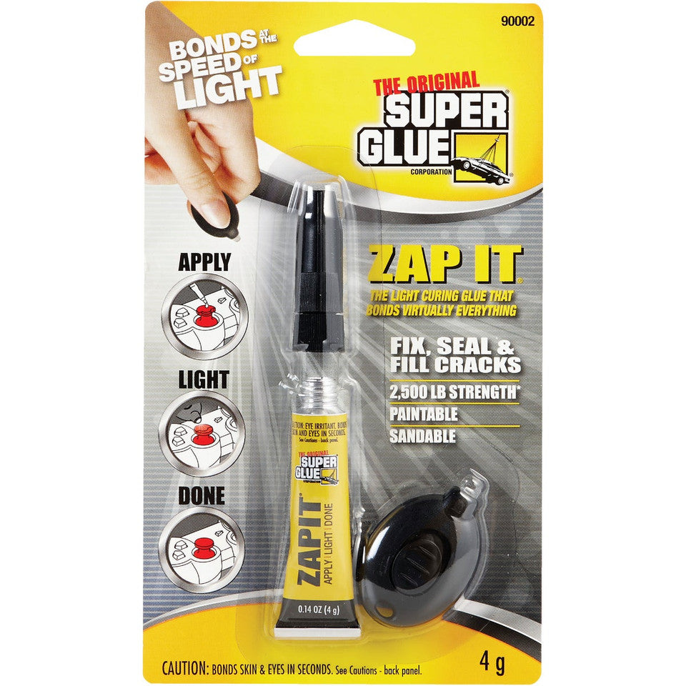 Super Glue 90002-12 Zap It 0.14 Oz. Liquid Super Glue – Voomi Supply