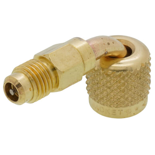 Yellow Jacket 19191 90 Degree Bend Quick Coupler 1/4 Female QC x 1/4 M ...