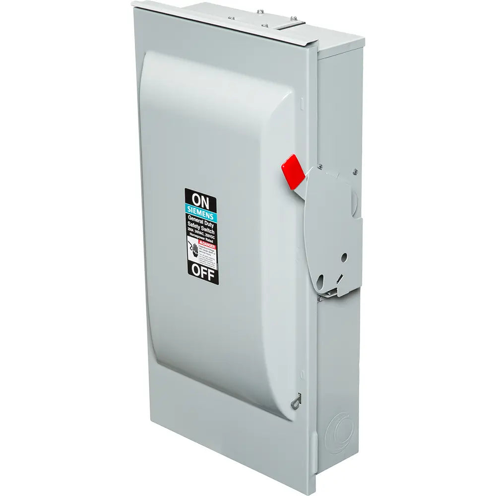 Siemens GF324NR 200A General Duty Fused Safety Switch, 3-Pole, 3-Fuse ...