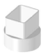 NORTH AMERICAN P1906 P Series Solvent Weld Sewer (SDR 35) Downspout Ad ...