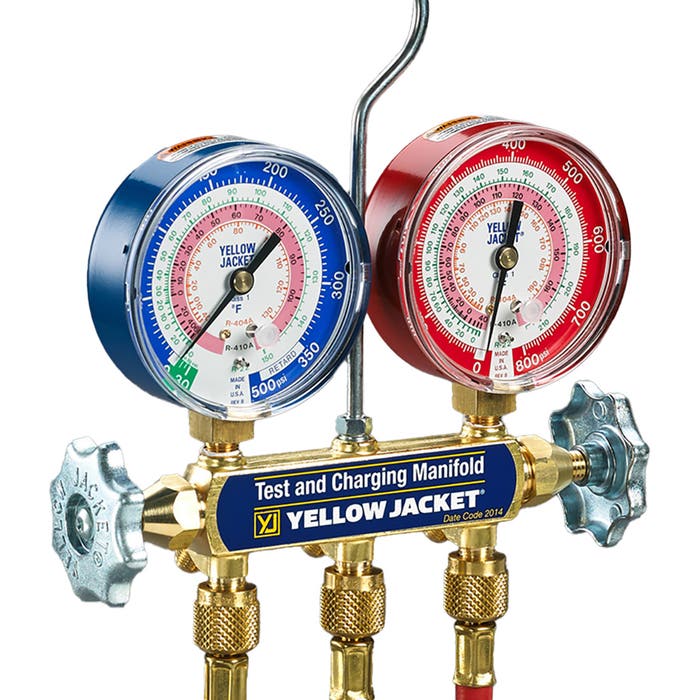 Yellow Jacket YJ-42036 R32/454B/410A Series 41 Manifold w/ 60 Hoses ...