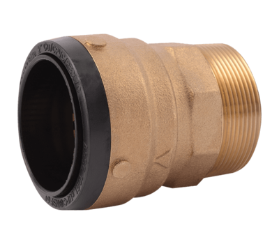 CASH-ACME UXL113532M Push x Male Brass Large Diameter Male Connector ...
