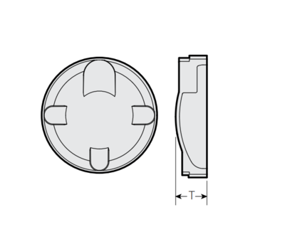 Victaulic F060460X16 FireLock 6 in. Grooved 316L Stainless Steel Cap ...