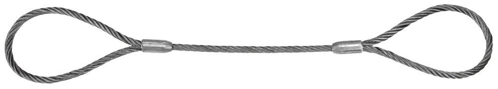 Lift-All 12IEEX10 Permaloc 12IEEX10 Imported Wire Rope Sling, 1/2 in ...