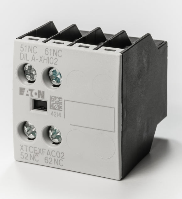 Eaton XTCEXFAC02 Auxiliary Contact, Front Mount Aux, Frame B-C, 2Nc ...