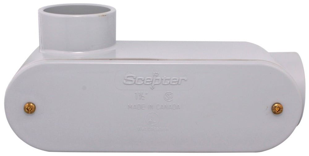 Scepter 077525 BODY CONDUIT 1-1/2IN PVC 2 THD GRA – Voomi Supply
