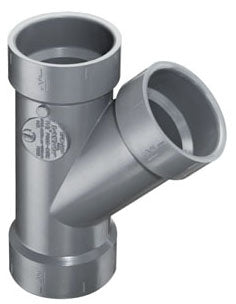 Spears P600-040C 4 CPVC LabWaste Wye HubxHubxHub – Voomi Supply